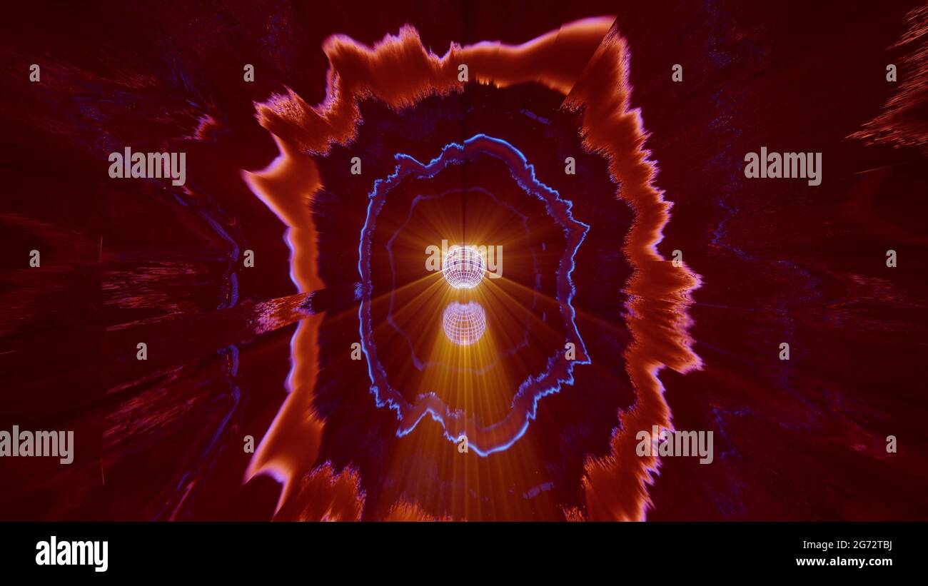 Healing mandala fractals illustration Stock Photo - Alamy