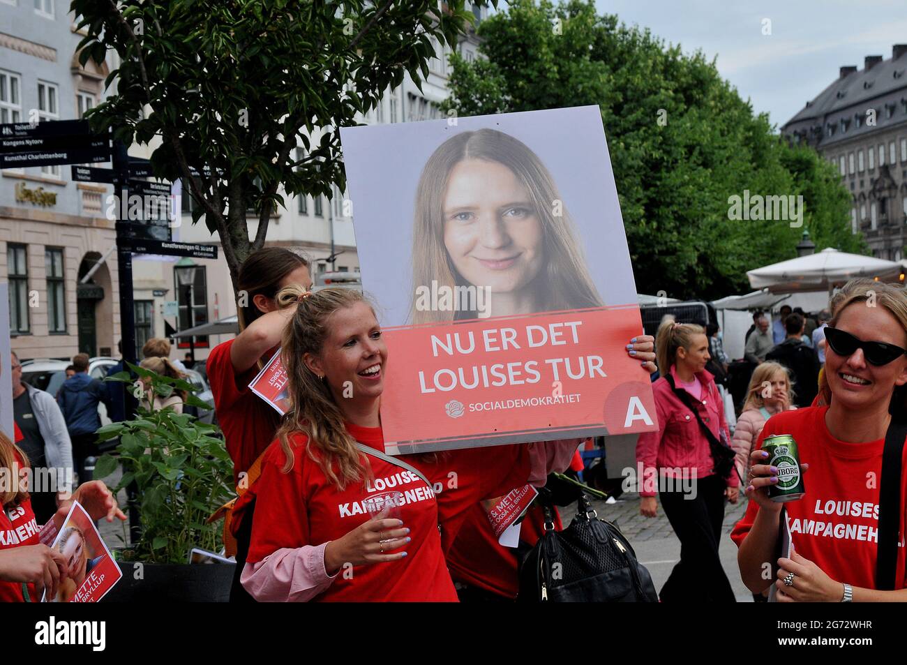 Copenhagen, Denmark. 10 July 2021, Danish social democrate female ...
