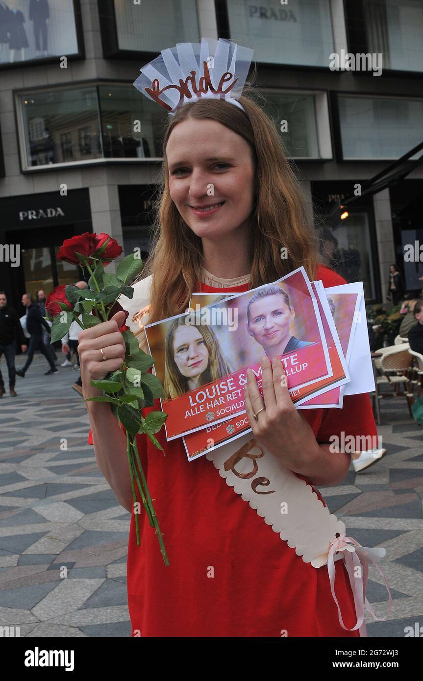Copenhagen, Denmark. 10 July 2021, Danish social democrate female ...