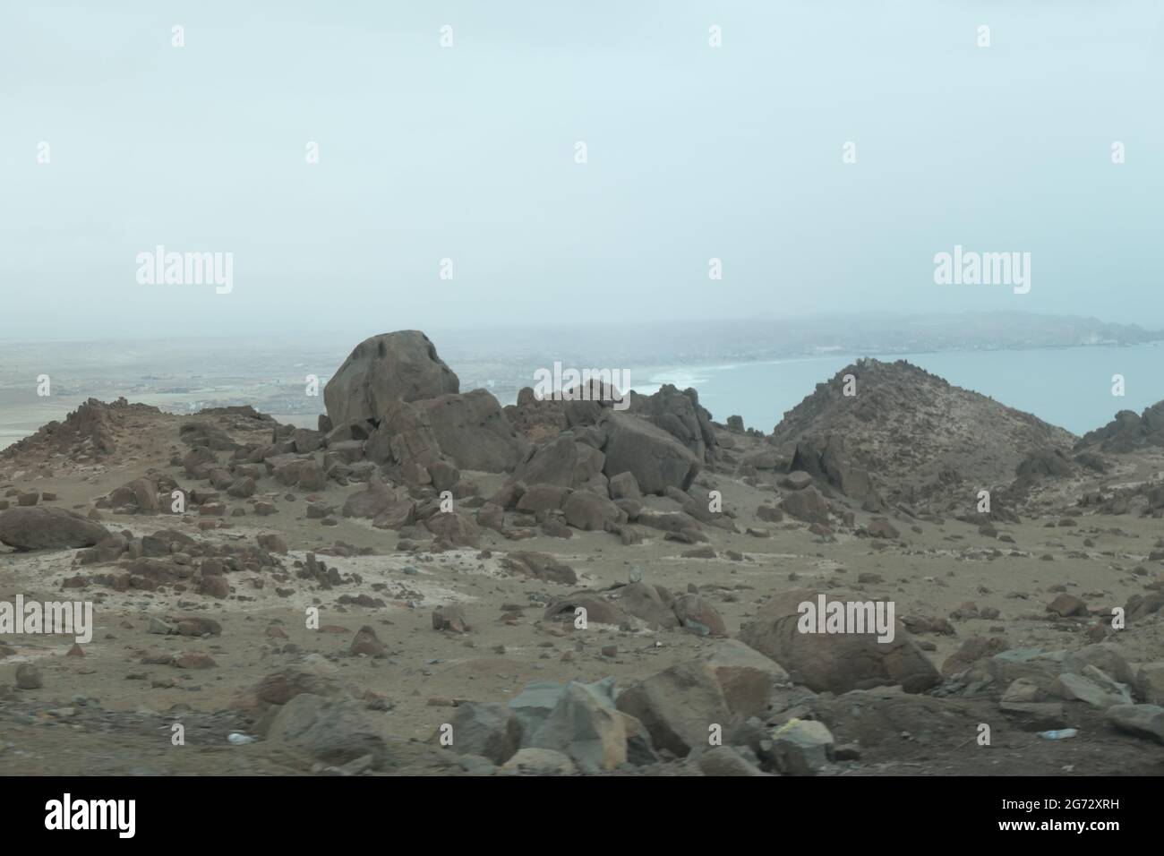 Mountains by the sea Peru Stock Photo - Alamy