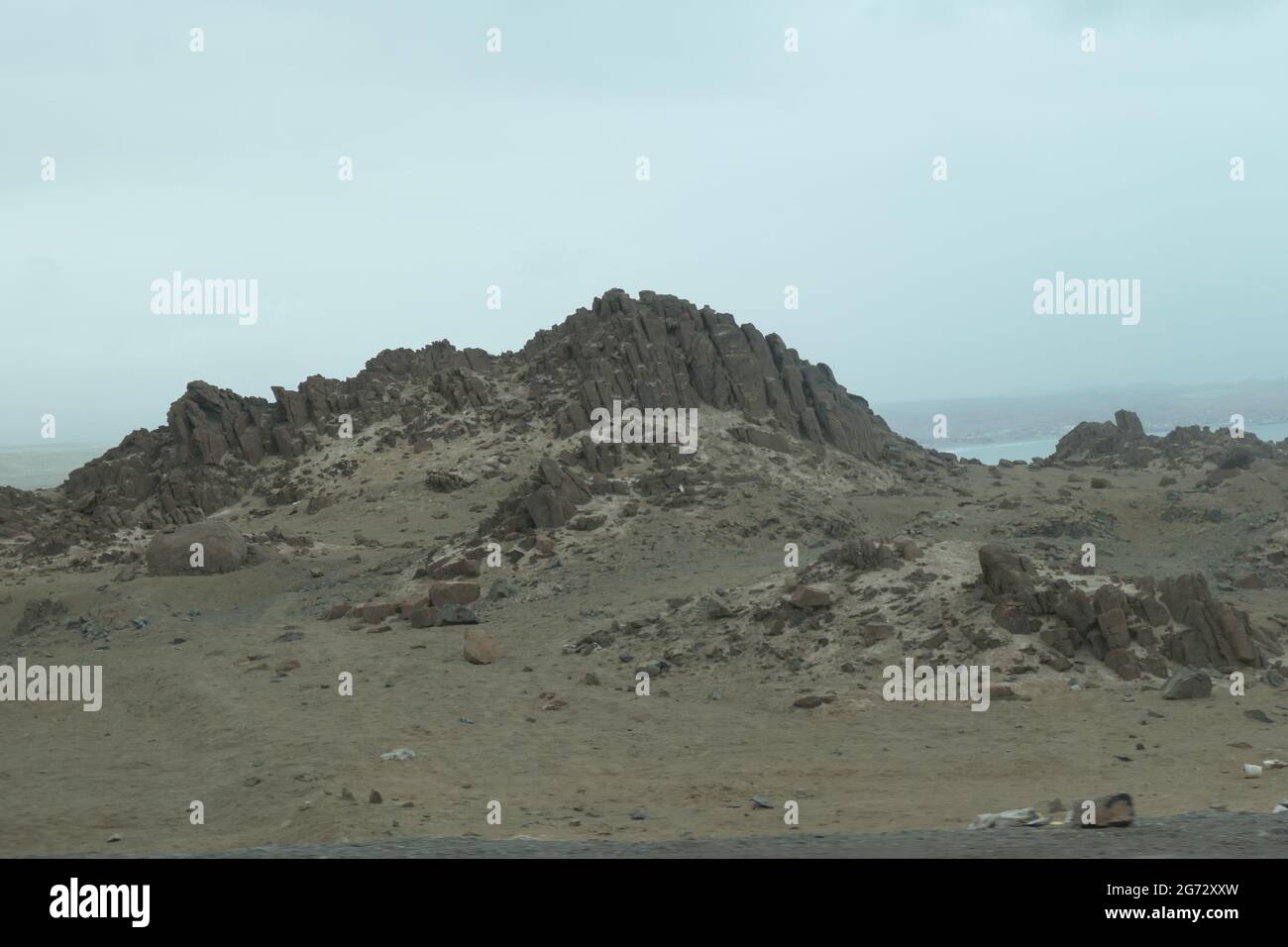 Mountains by the sea Peru Stock Photo - Alamy
