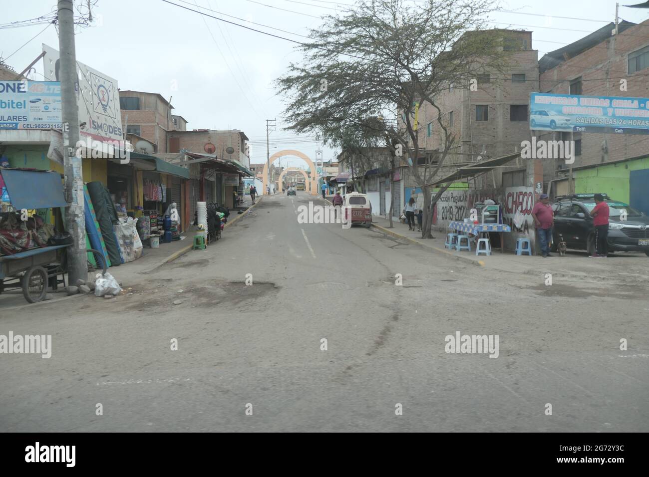 Village in Peru Stock Photo - Alamy