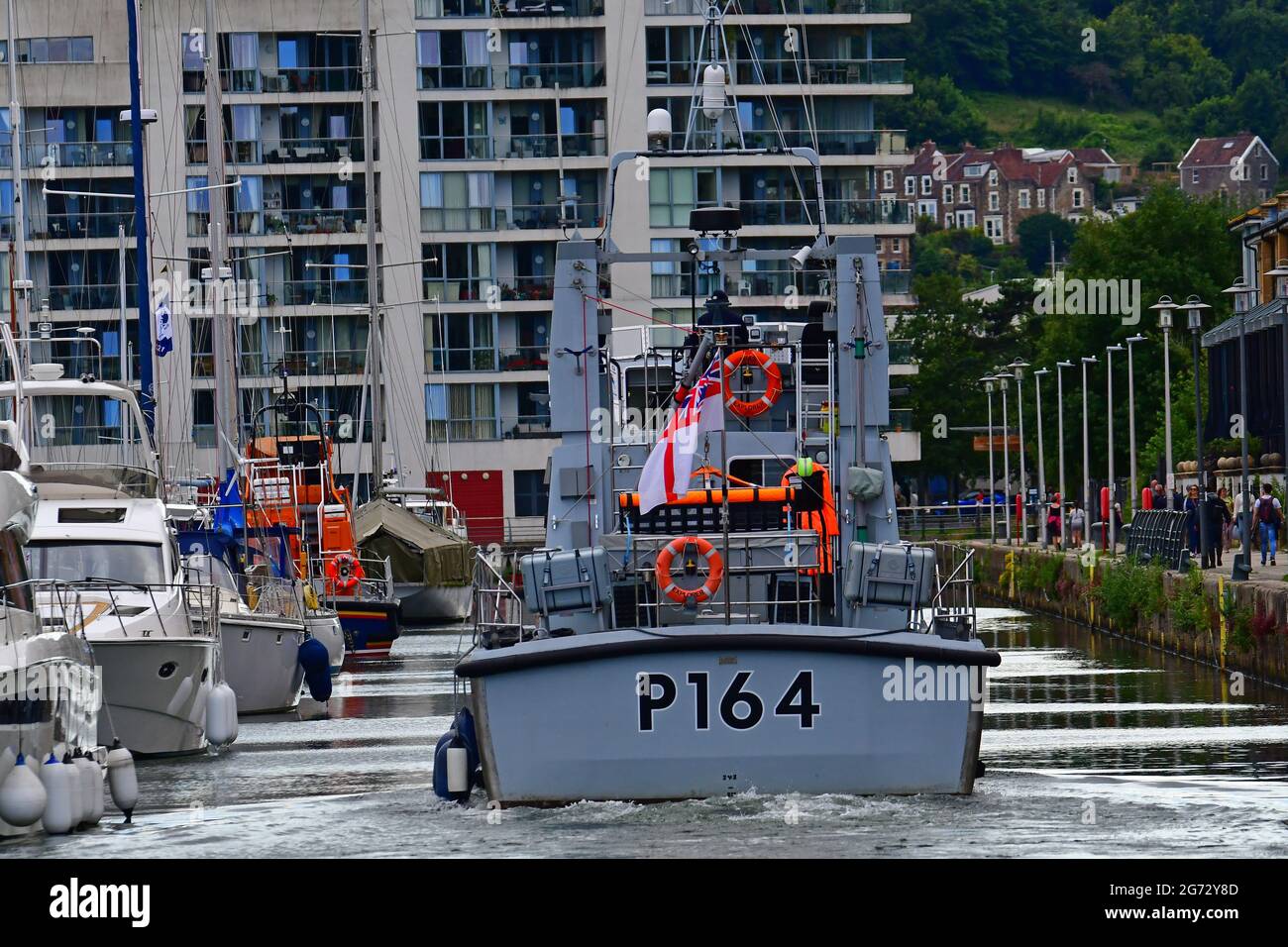 Sails into portished marina hi-res stock photography and images - Alamy