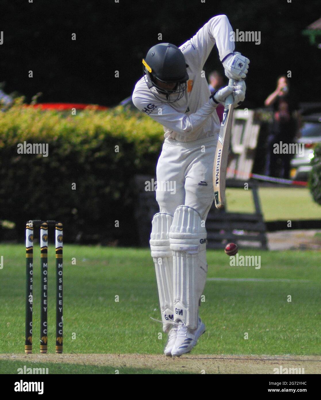 Birmingham, UK. 10th July, 2021. 2nd innings Moseley in Bat Moseley ...