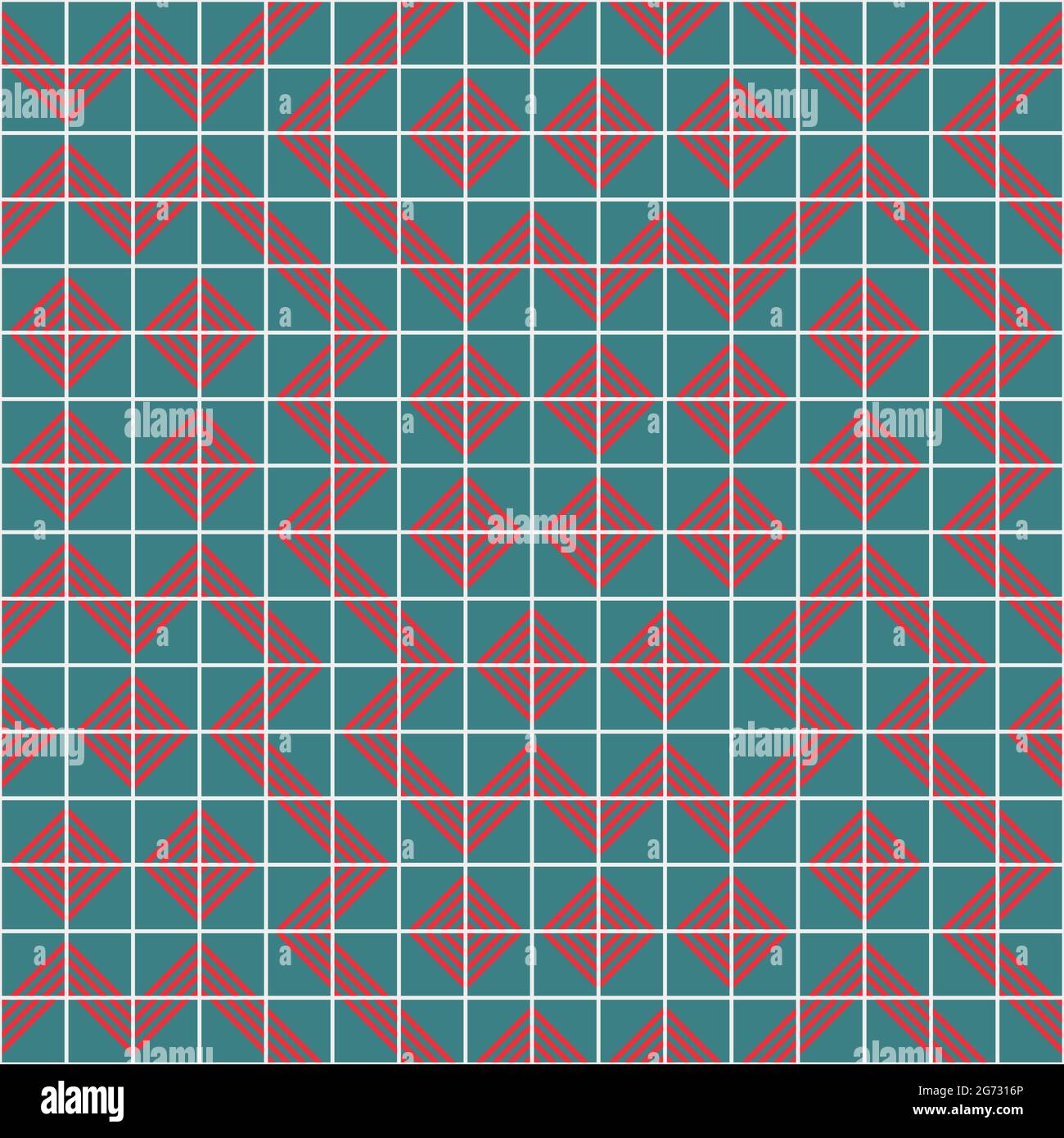 Abstract Geometrical generative computational art illustration Stock ...