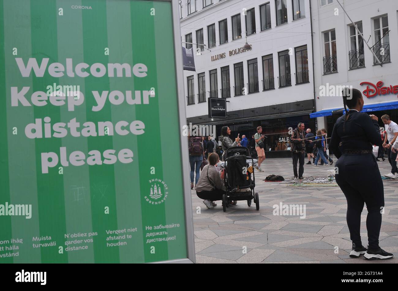 Copenhagen, Denmark. 10 July 2021, World tourism is back in danish ...