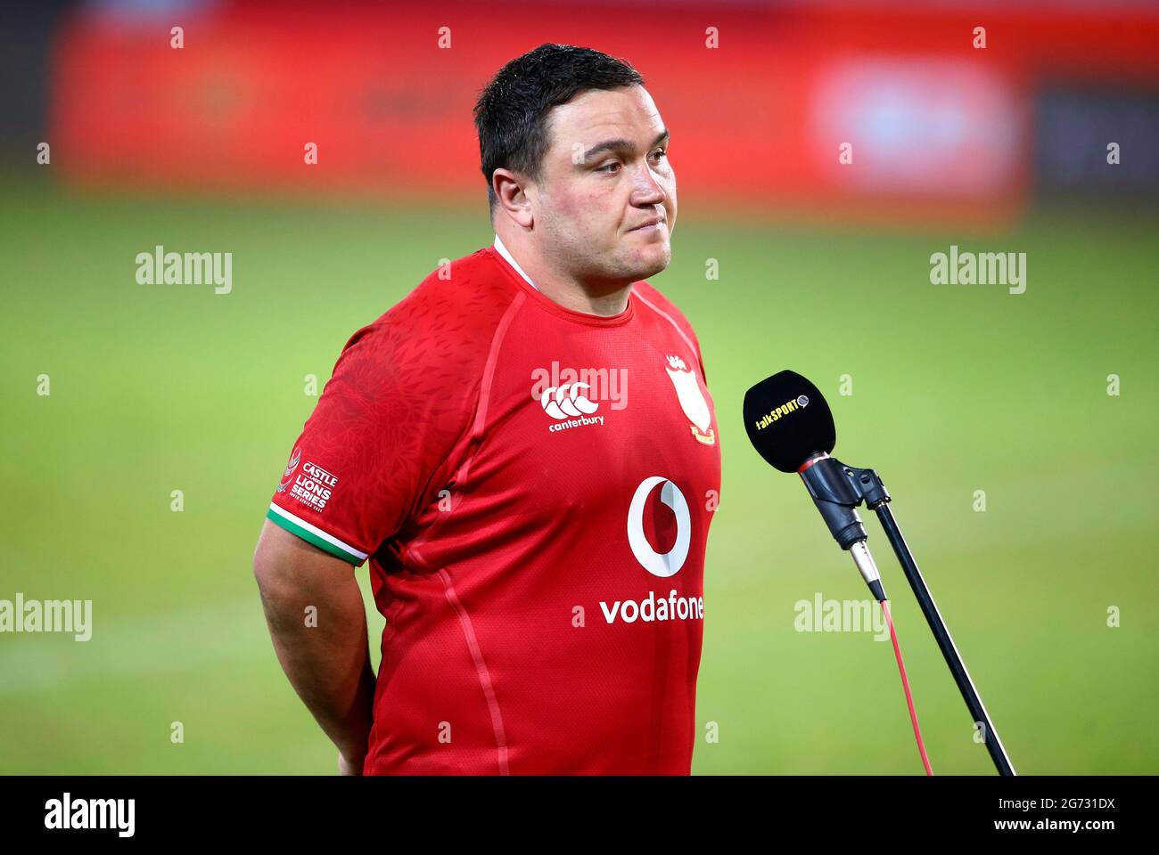 British and Irish Lions' Jamie George interviewed after the Castle ...