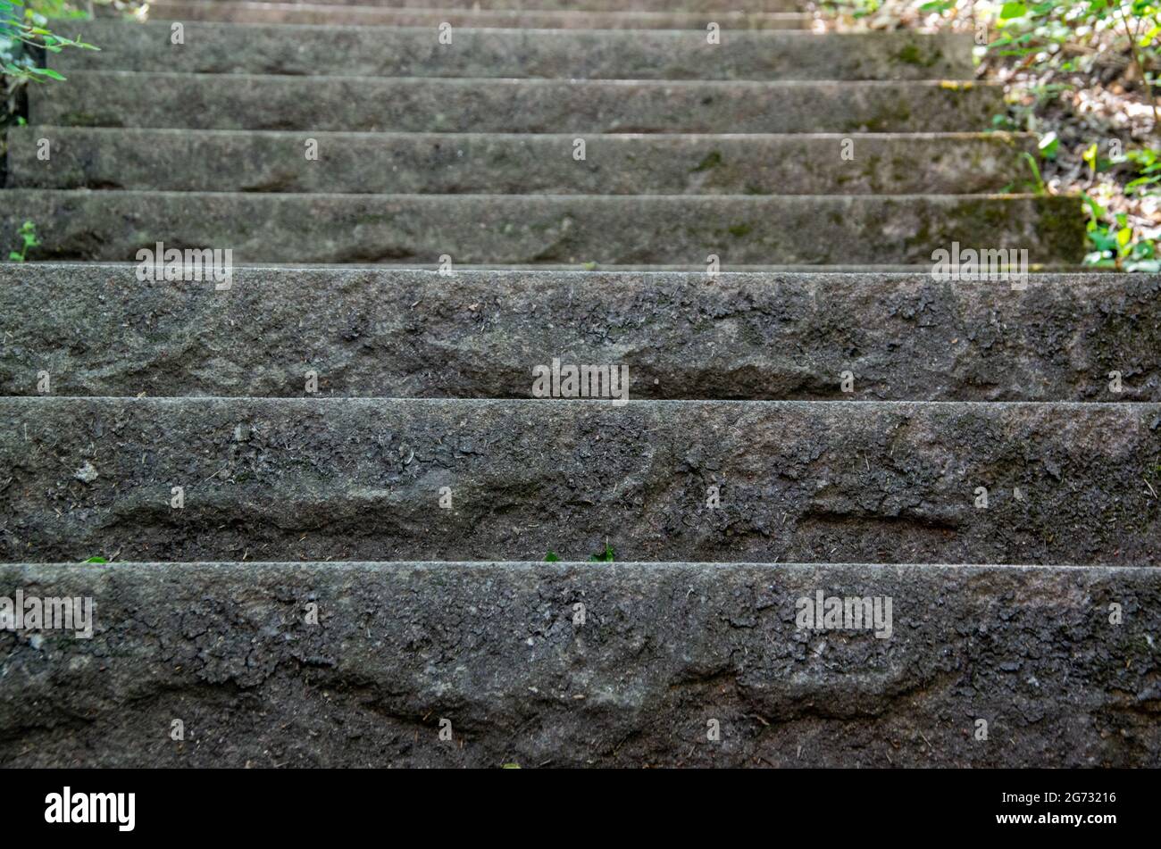 Abstract stairs, abstract steps, stairs in the city, granite stairs ...