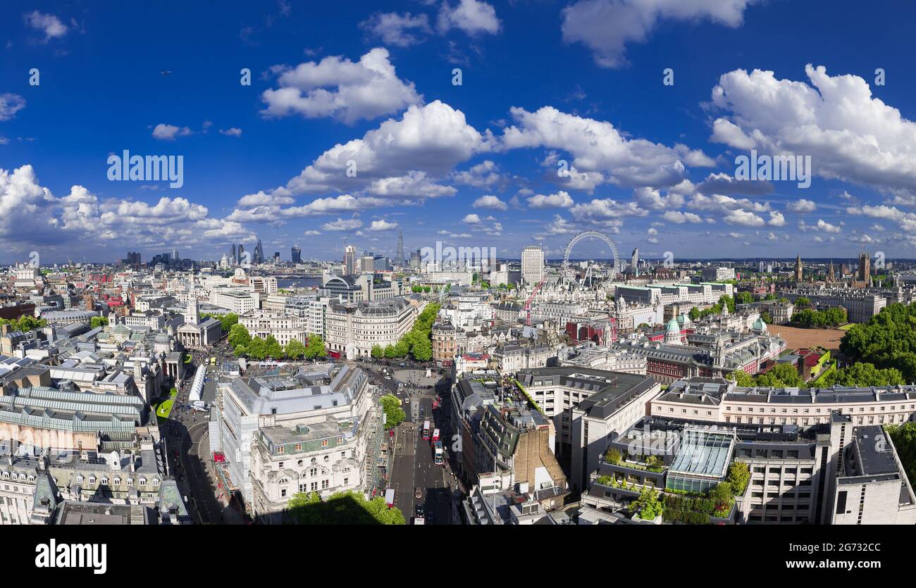 Panorma of the London Skyline Stock Photo - Alamy