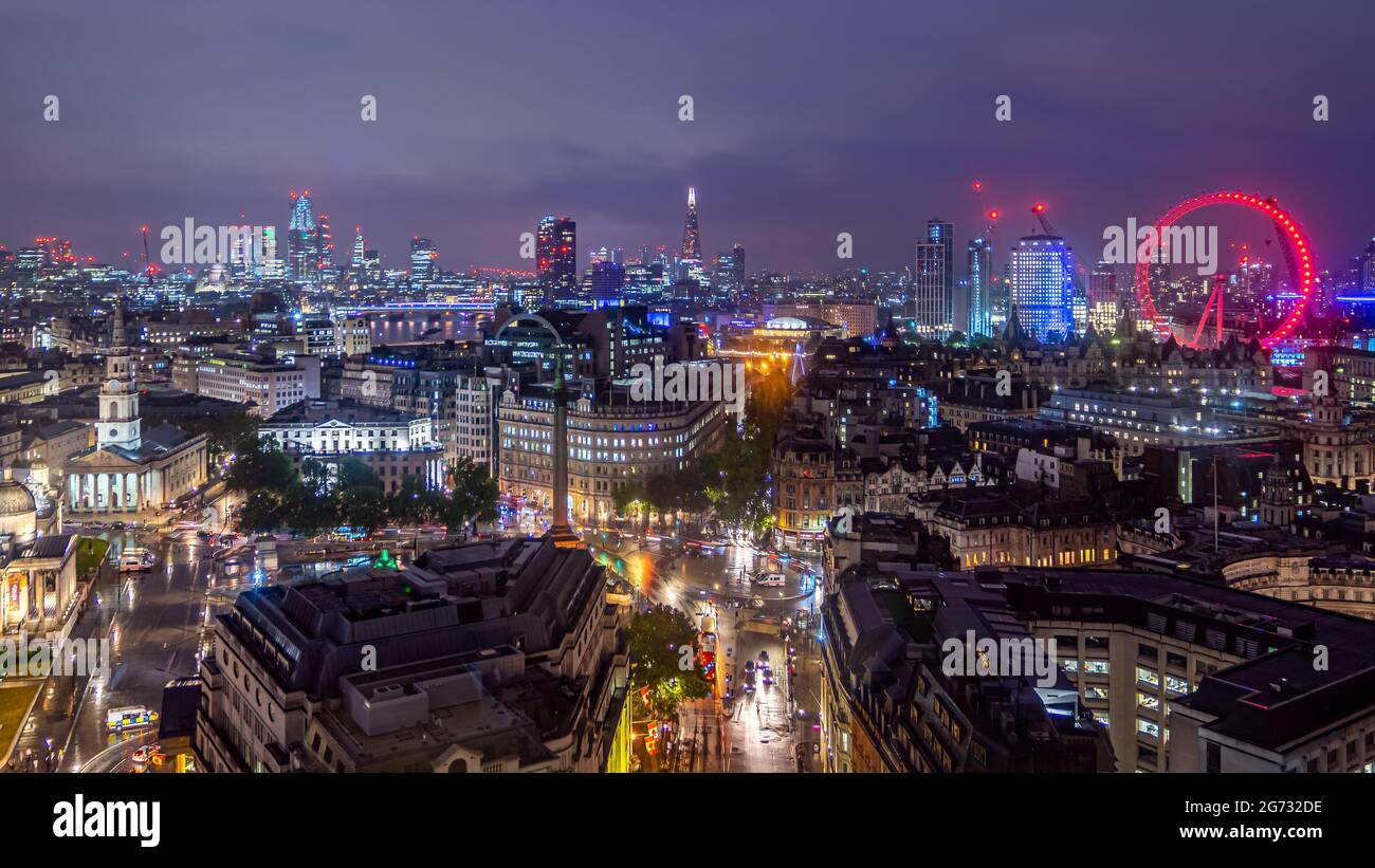 Iconic view of the City of London UK Stock Photo - Alamy
