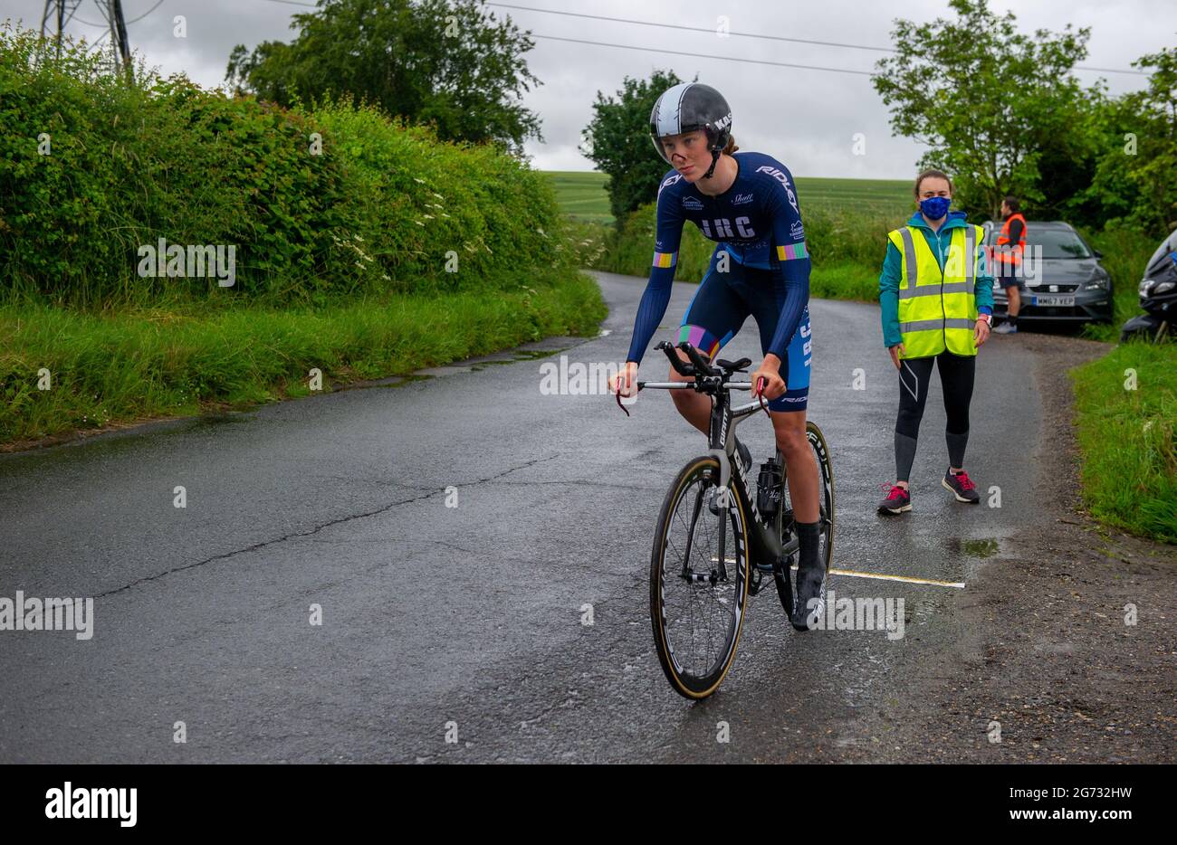 Pewsey, England. 10 July, 2021. Pictured left to right, X at the ...