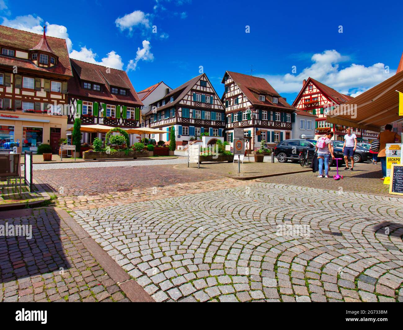 Gengenbach Germany July 07 2021 View Of The Old Village Of