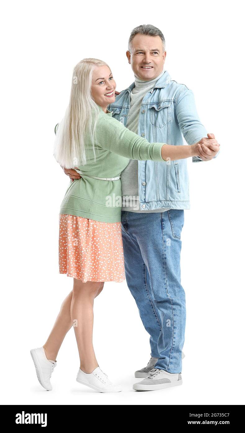 Couple dancing on holiday Cut Out Stock Images & Pictures - Alamy