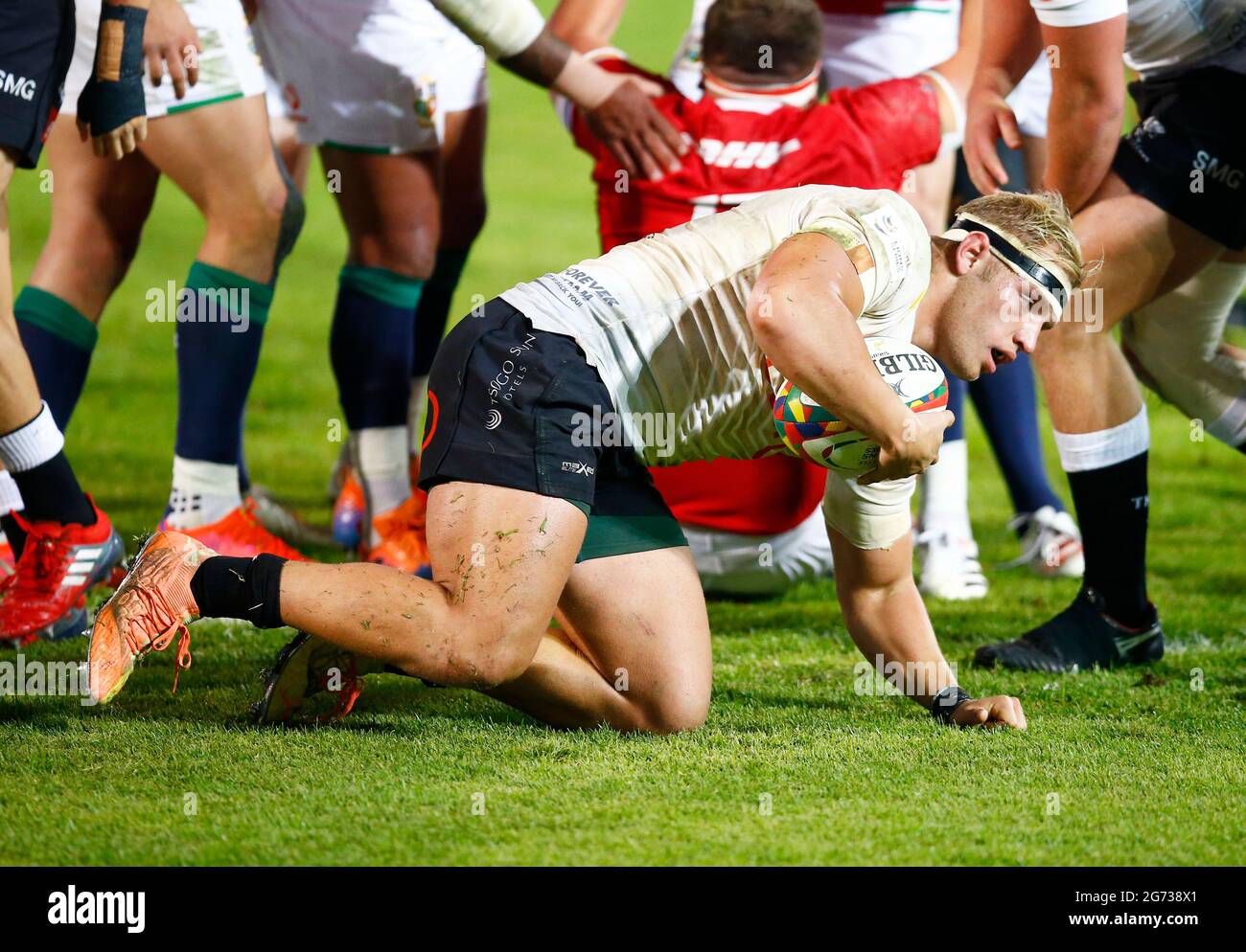 Cell C Sharks Dylan Richardson during the Castle Lager Lions Series ...