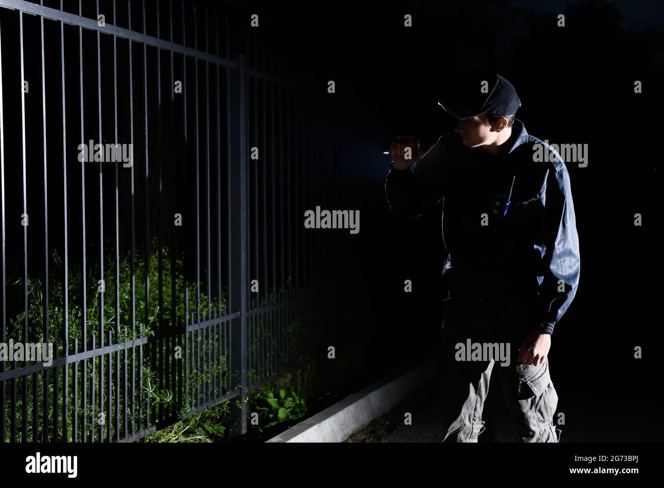 Flashlight night outside hi-res stock photography and images - Alamy