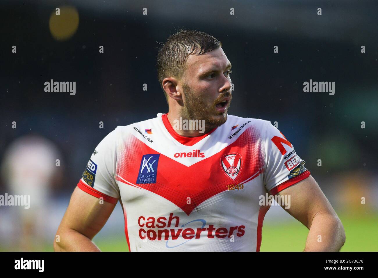 Wakefield, England - 9 July 2021 - Joe Batchelor of St Helens during ...