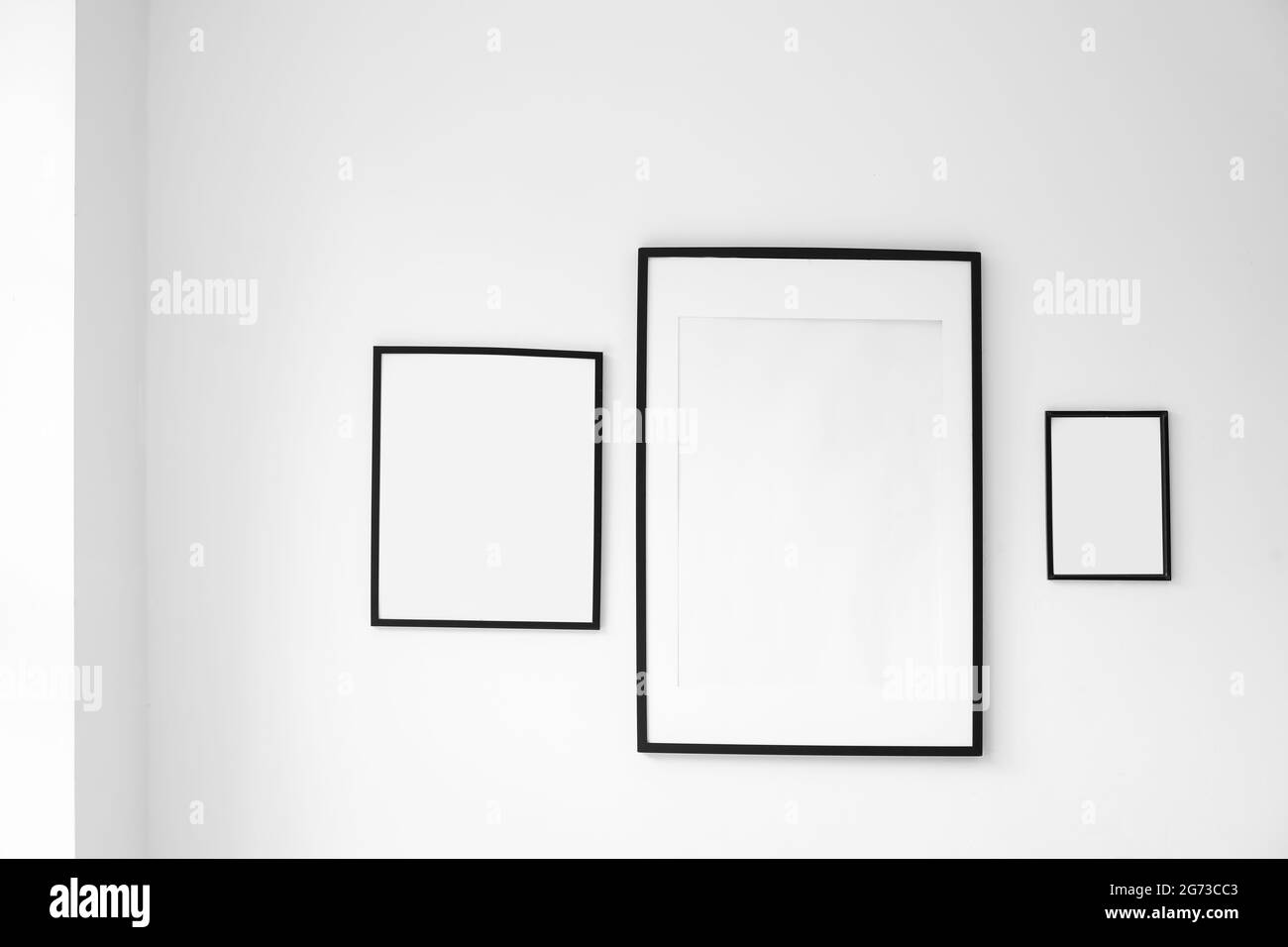 Mock up frames Black and White Stock Photos & Images - Alamy