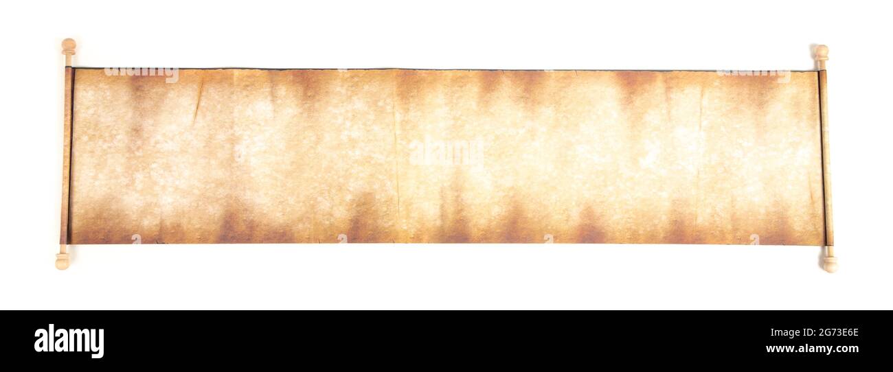 Blank Distressed Scroll with Room to Add Text Stock Photo - Alamy