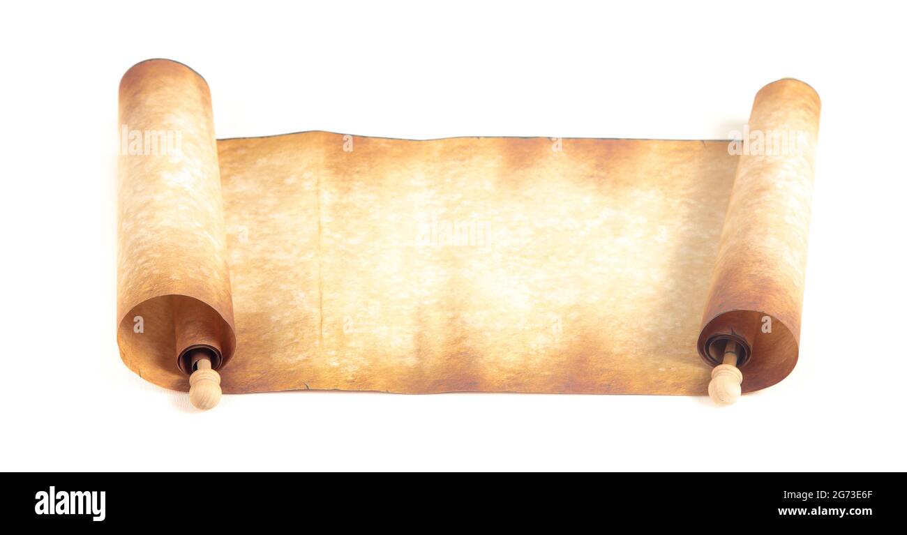 Blank Distressed Scroll with Room to Add Text Stock Photo - Alamy