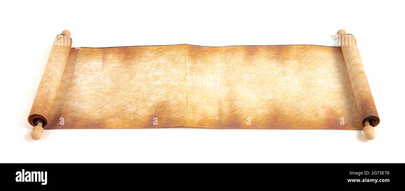 Blank Distressed Scroll with Room to Add Text Stock Photo - Alamy