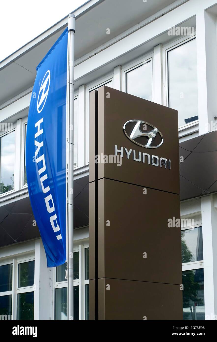 Hyundai flag hi-res stock photography and images - Alamy