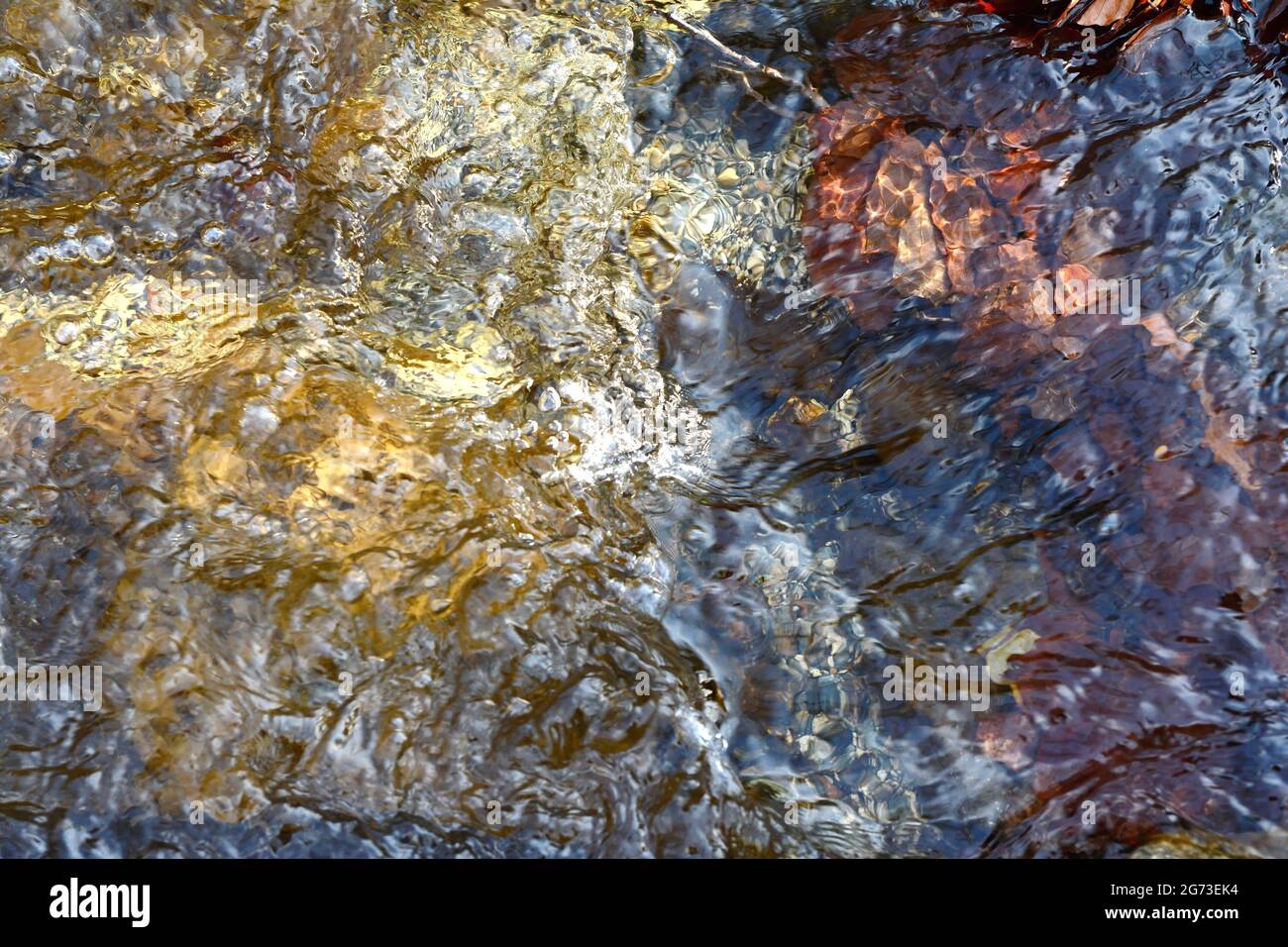 Beautiful water texture. River in motion. Water natural background ...