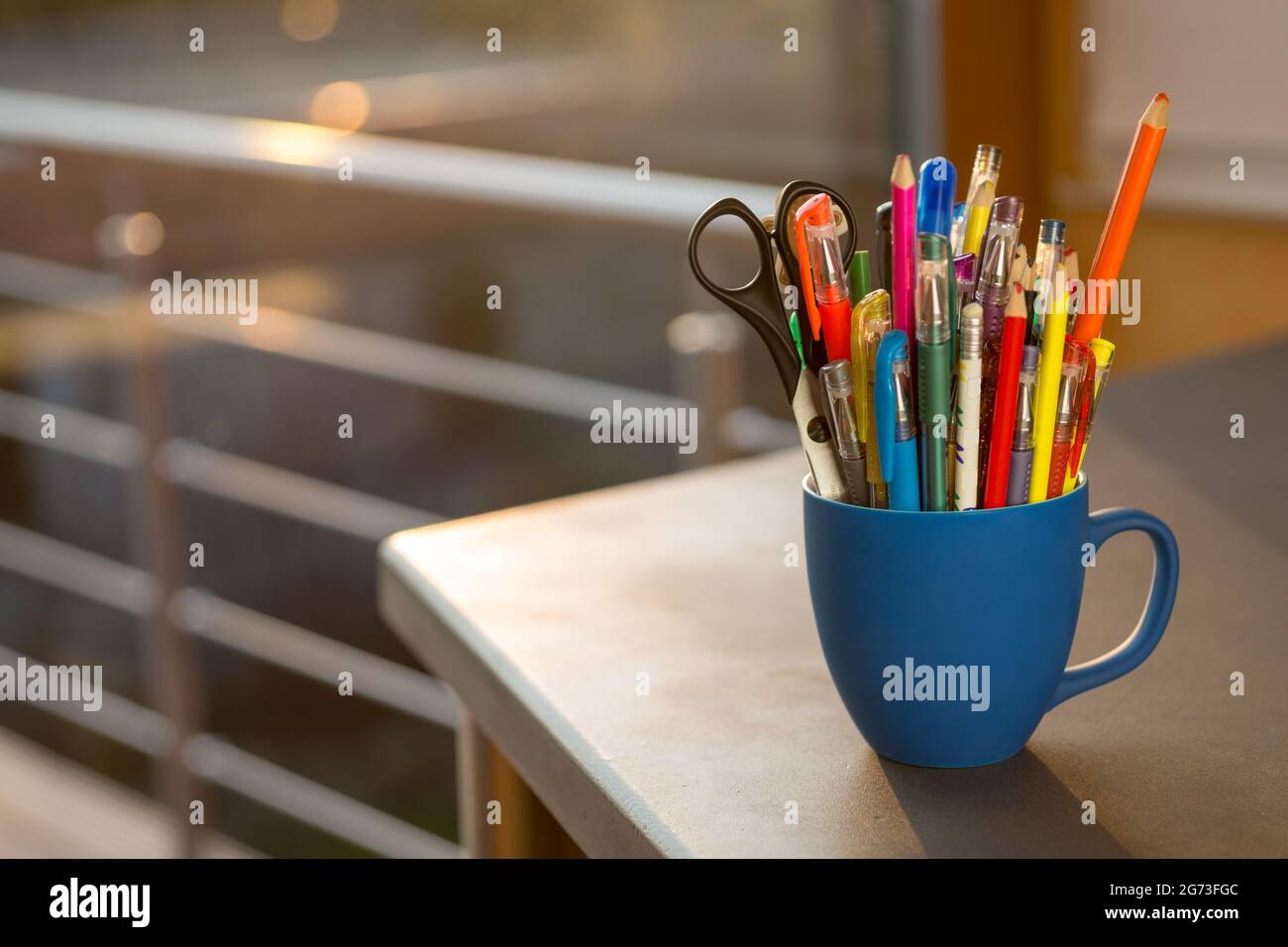 Collection of desk utensils hi-res stock photography and images - Alamy