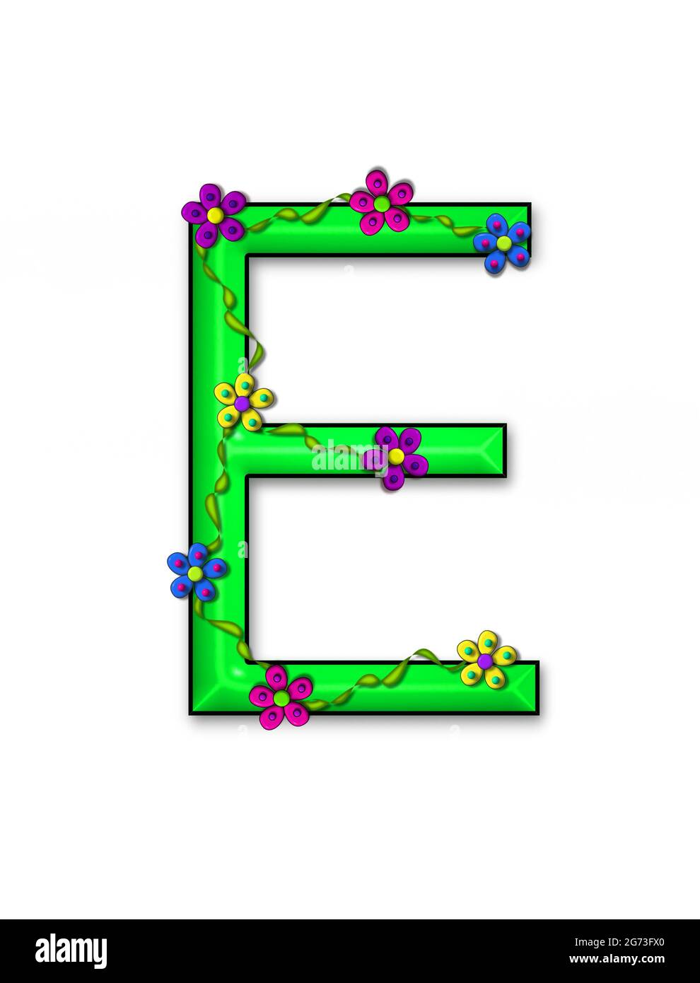 Green Letter E