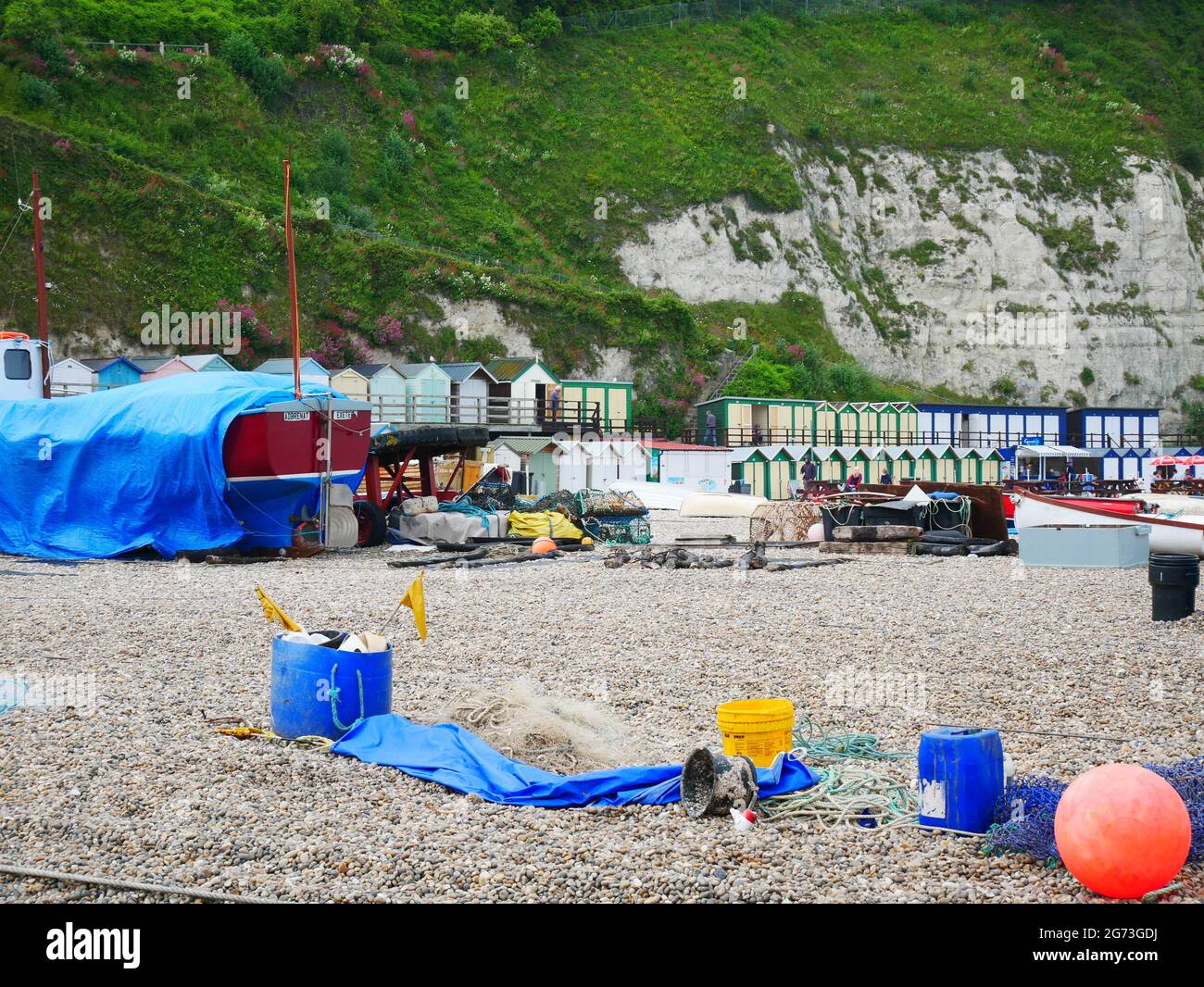 Beer, Seaside Village, Devon, England Stock Photo - Alamy