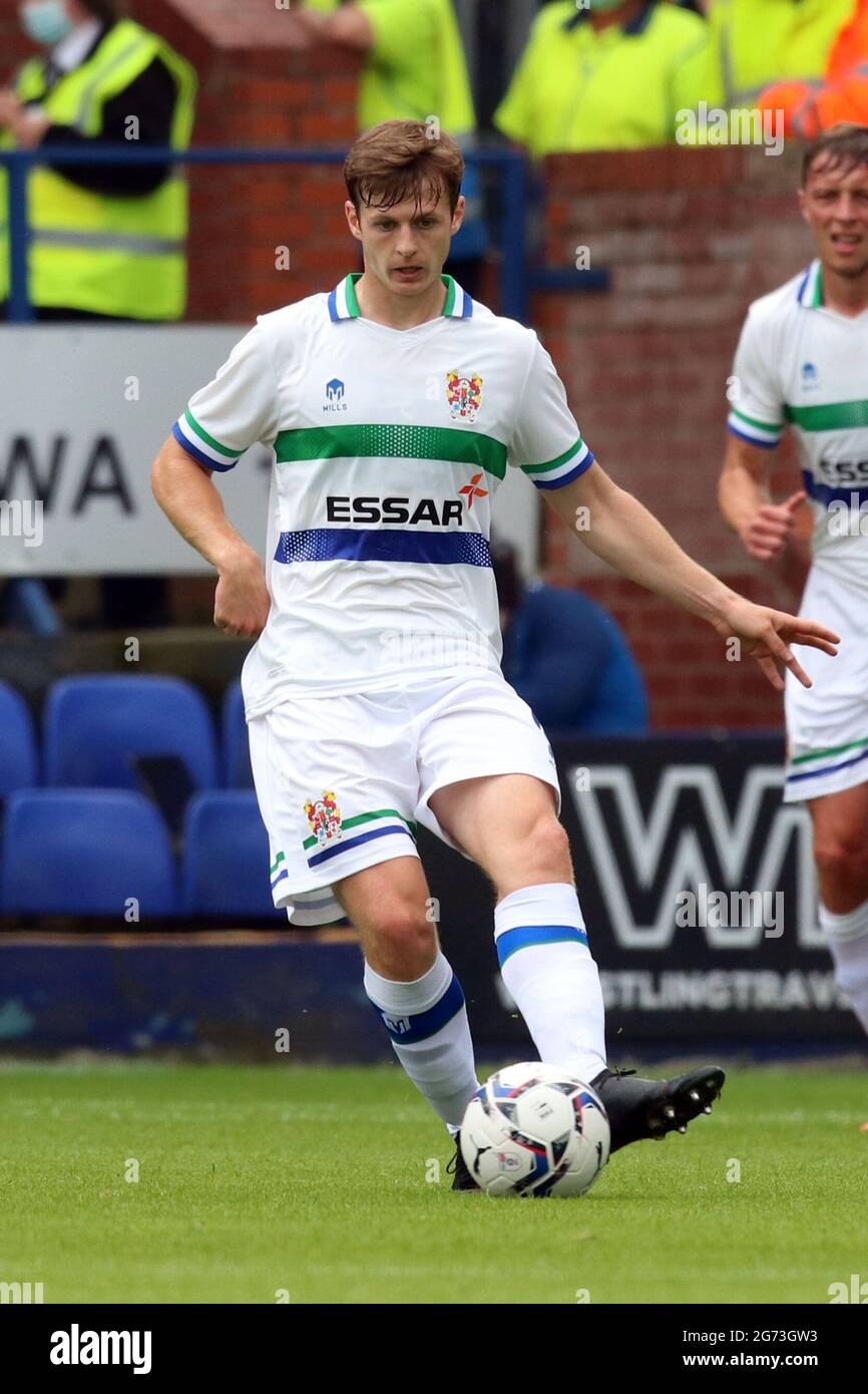 Birkenhead, UK. 10th July, 2021. Chris Merrie of Tranmere Rovers during ...