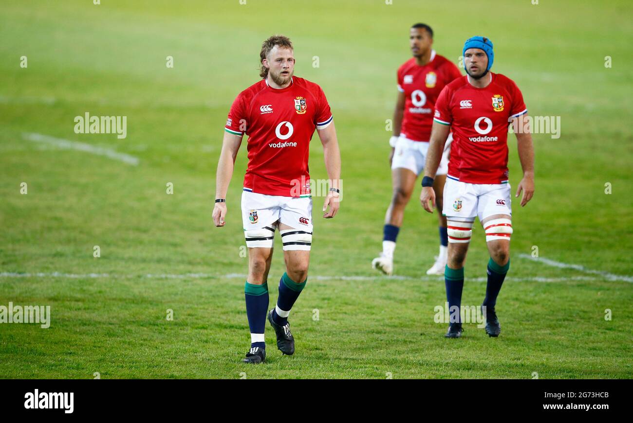 Jonny Hill of the British and Irish Lions during the Castle Lager Lions ...