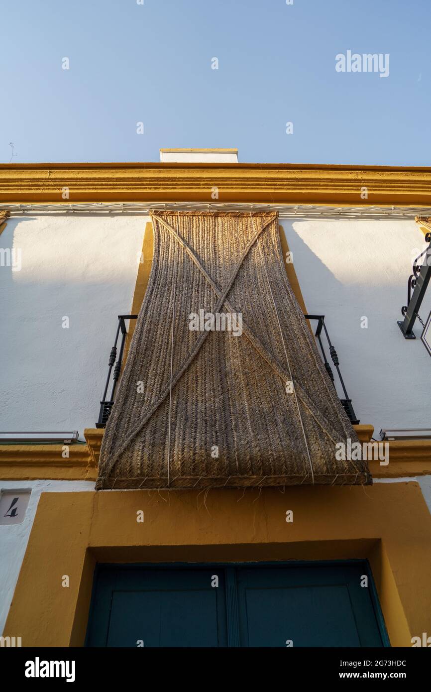 Covered balcony of a house Stock Photo - Alamy