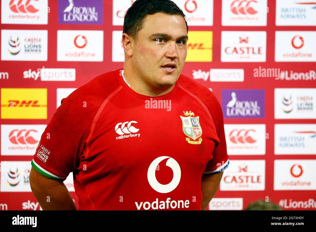 Jamie George of the British and Irish Lions during the Castle Lager ...