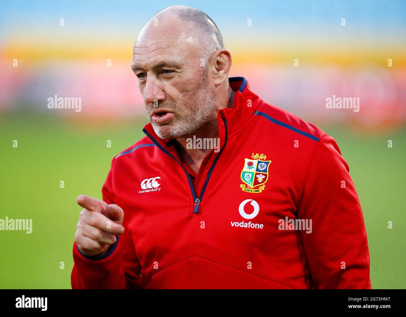 British and Irish Lions forwards coach Robin McBryde during the Castle ...