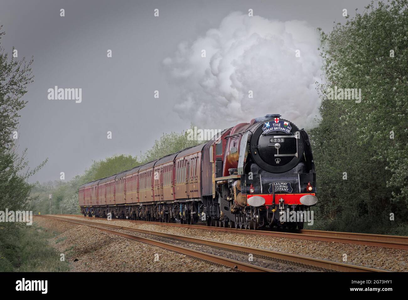 Duchess of sutherland steam train hi-res stock photography and images ...
