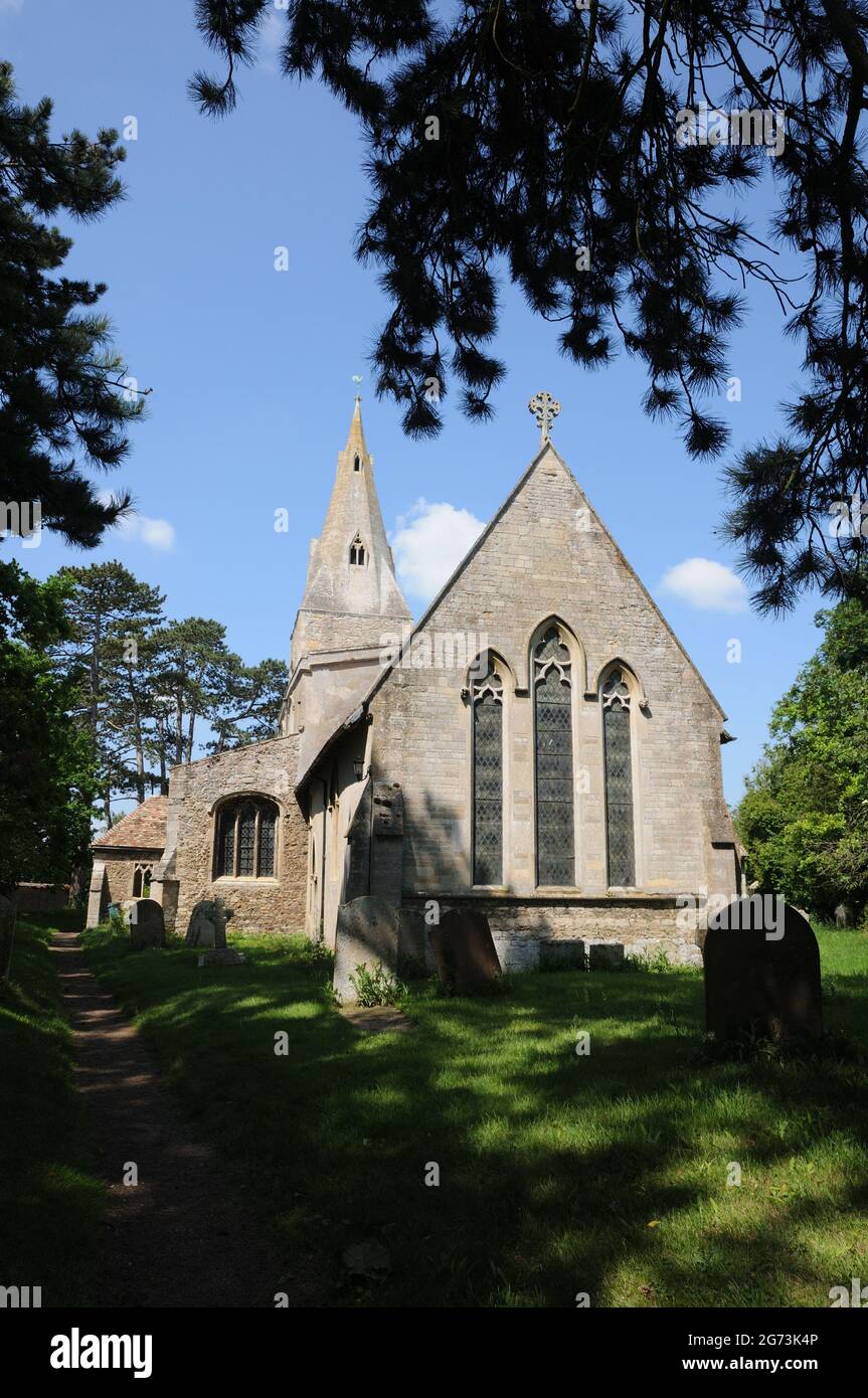 All Saints Church, Broughton, Cambridgeshire Stock Photo - Alamy