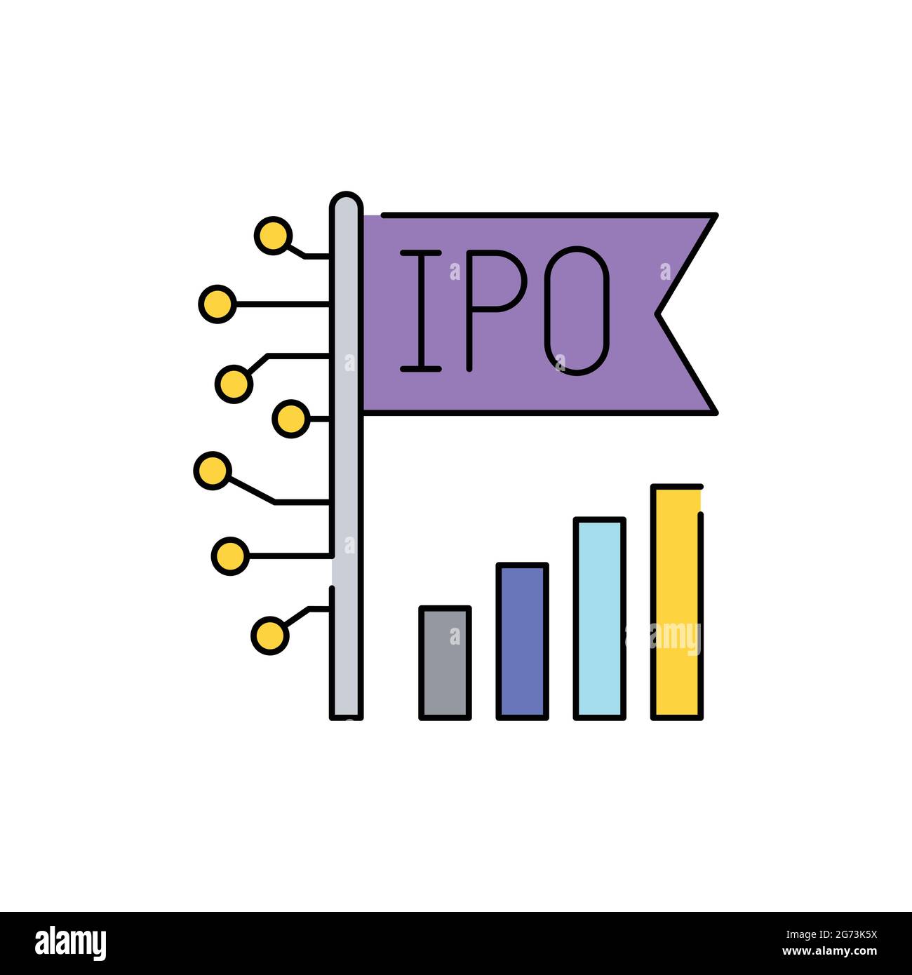 Ipo logo design hi-res stock photography and images - Alamy