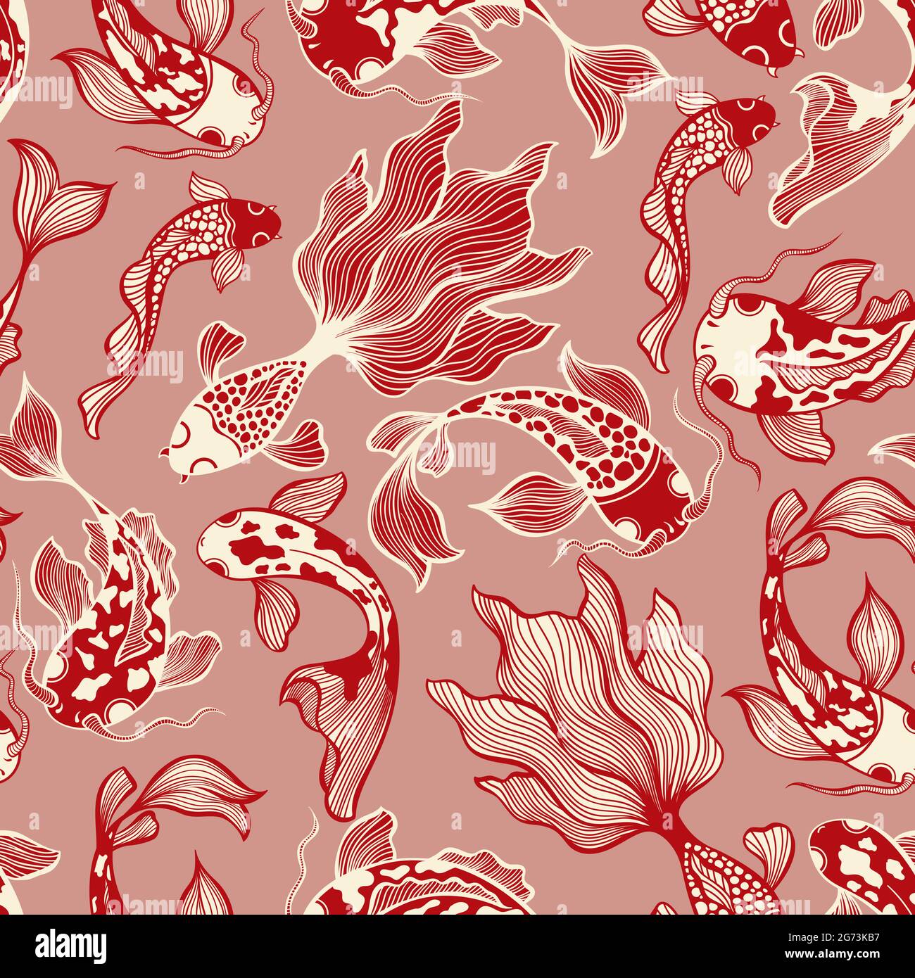 Japanese Fish Design Patterns