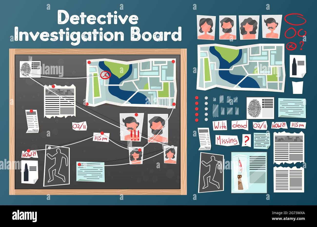 Police suspect board High Resolution Stock Photography and Images - Alamy