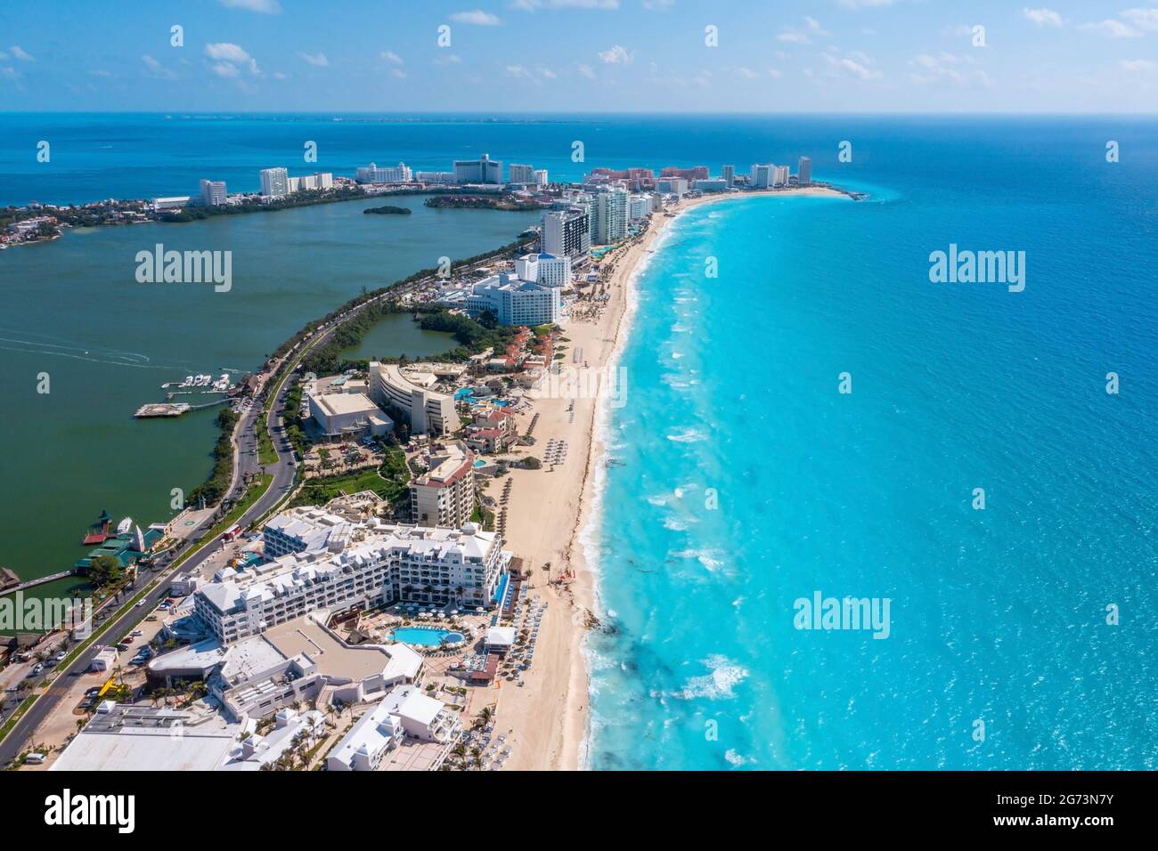 Aerial drone sky luxury coast hi-res stock photography and images - Alamy