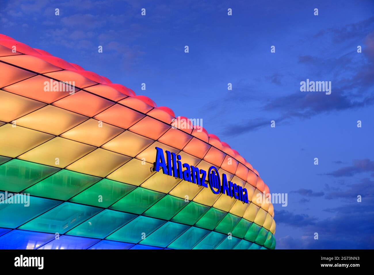 Allianz arena rainbow hi-res stock photography and images - Alamy