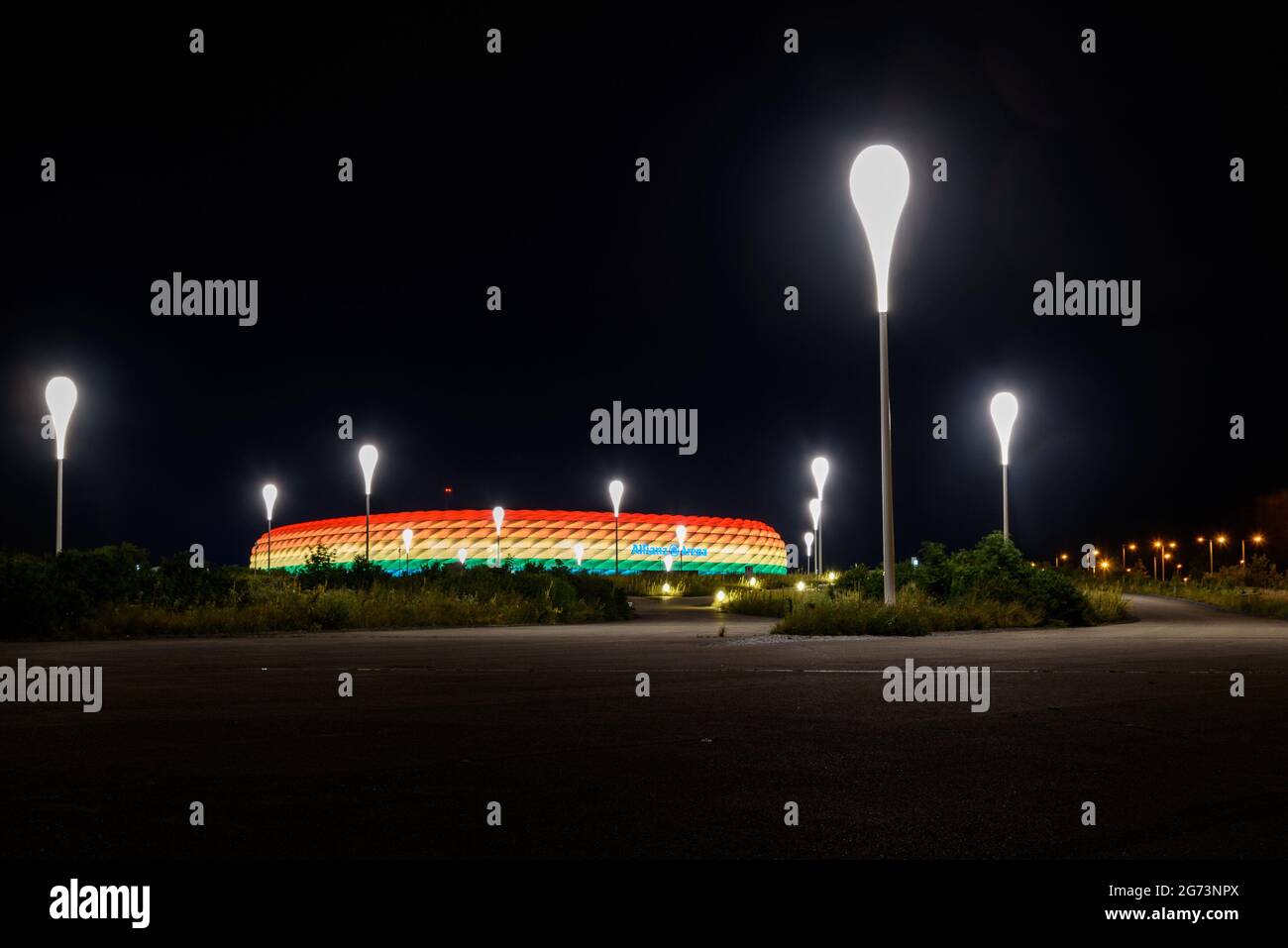 Allianz arena rainbow hi-res stock photography and images - Alamy