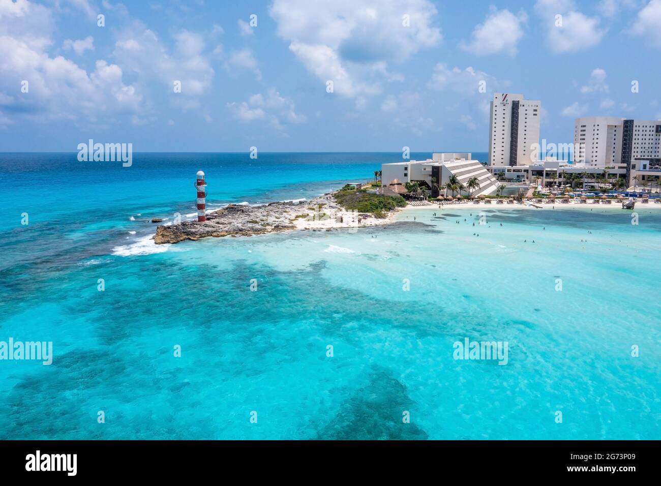 Mexico punta cancun lighthouse hi-res stock photography and images - Alamy