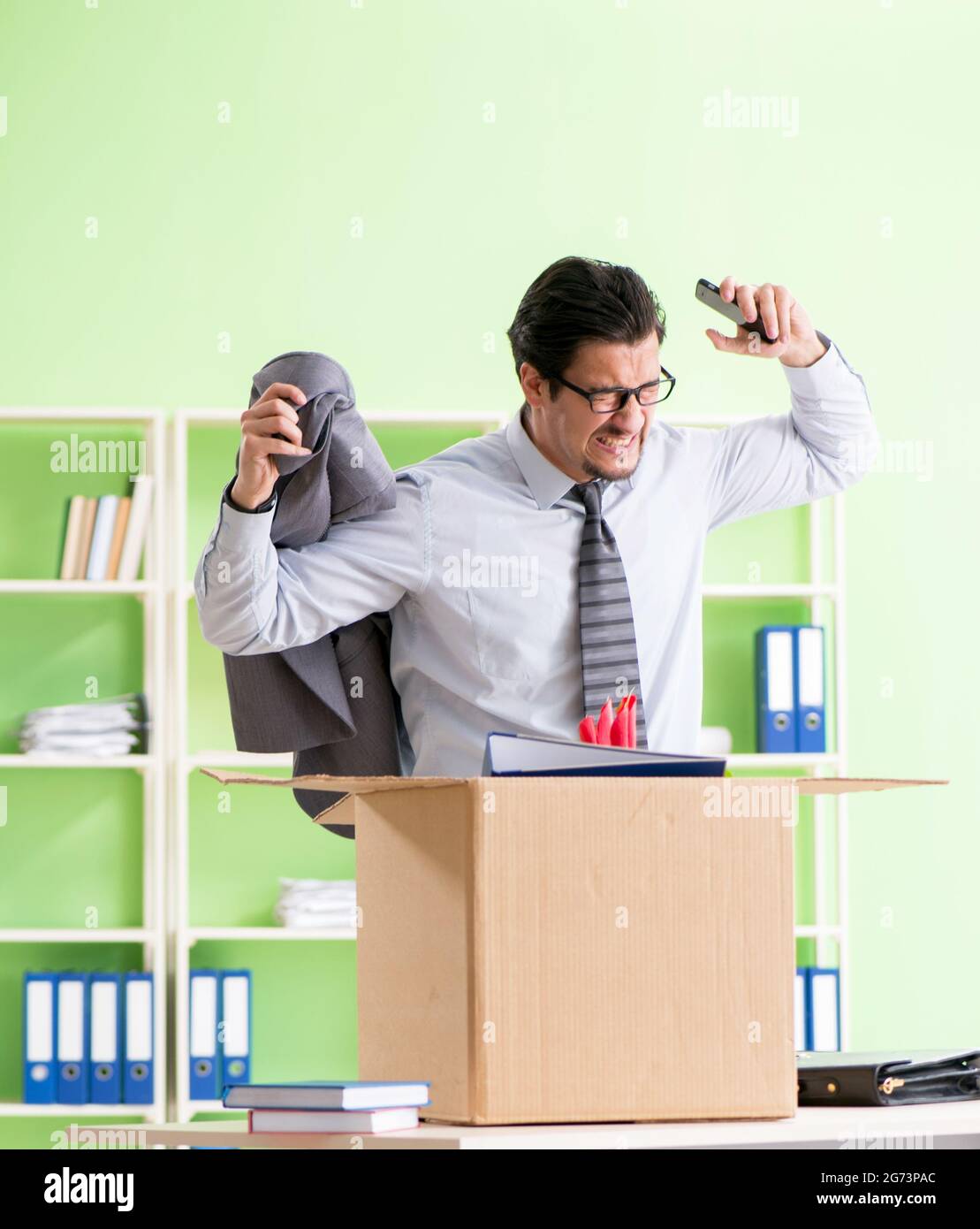 Employee talking business stuff hi-res stock photography and images - Alamy