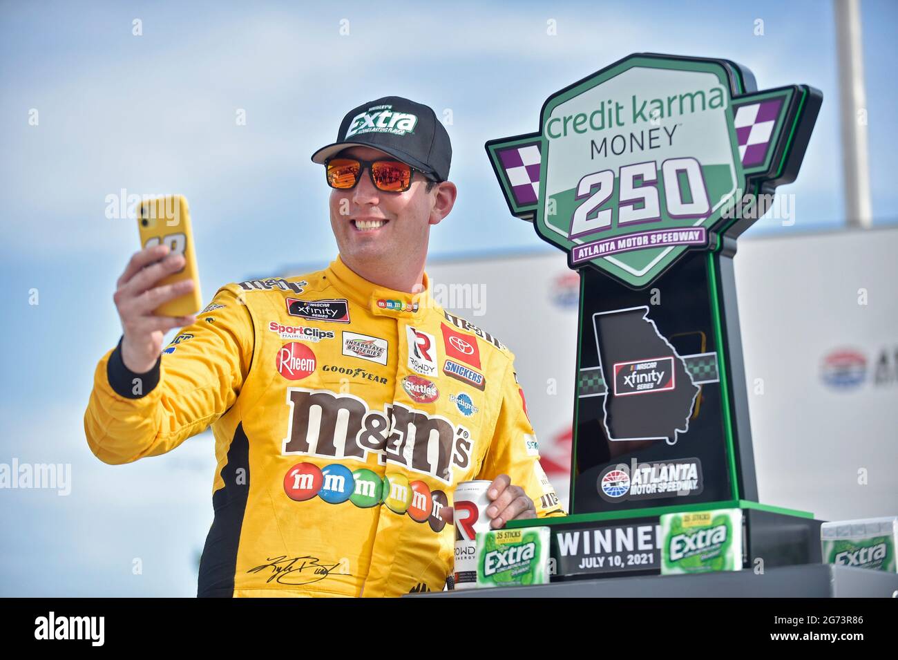 Kyle busch trophy hi-res stock photography and images - Alamy