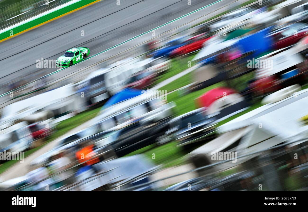 July 10, 2021: NASCAR Xfinity Series driver Kyle Busch drives the Extra ...