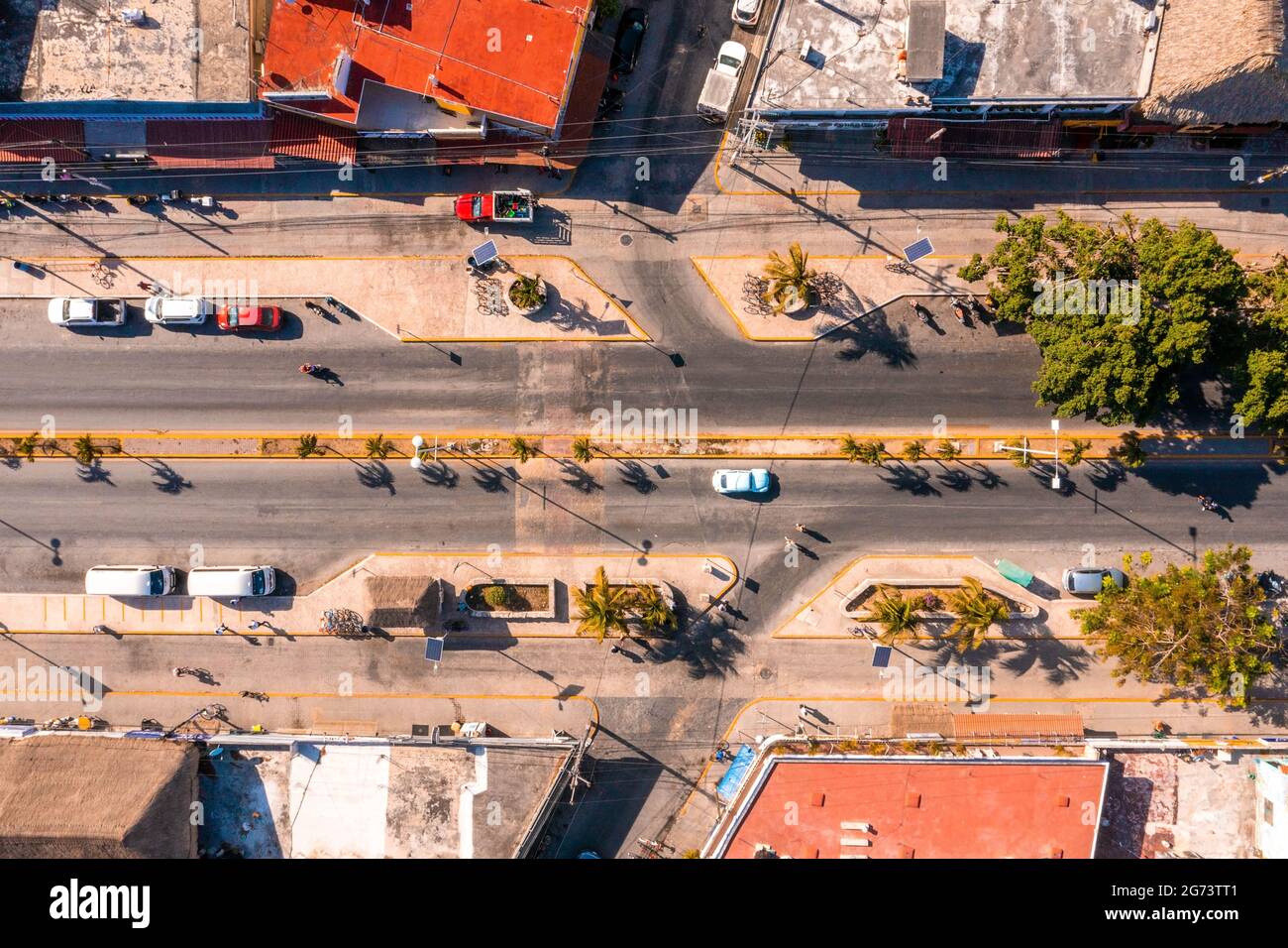 Maya ruins tulum aerial hi-res stock photography and images - Alamy