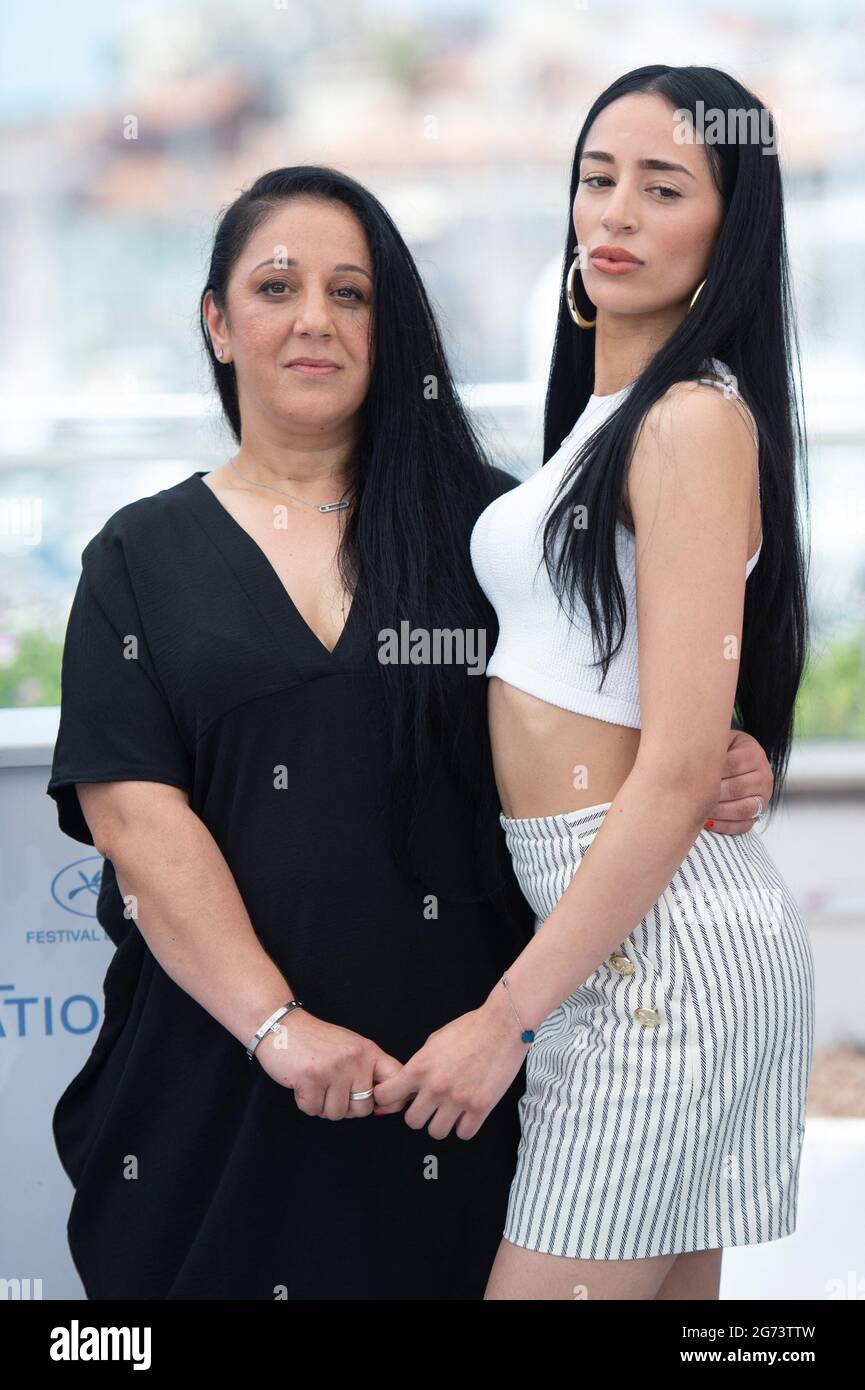 Cannes, France. 10th July, 2021. Halima Benhamed and Sabrina Benhamed ...