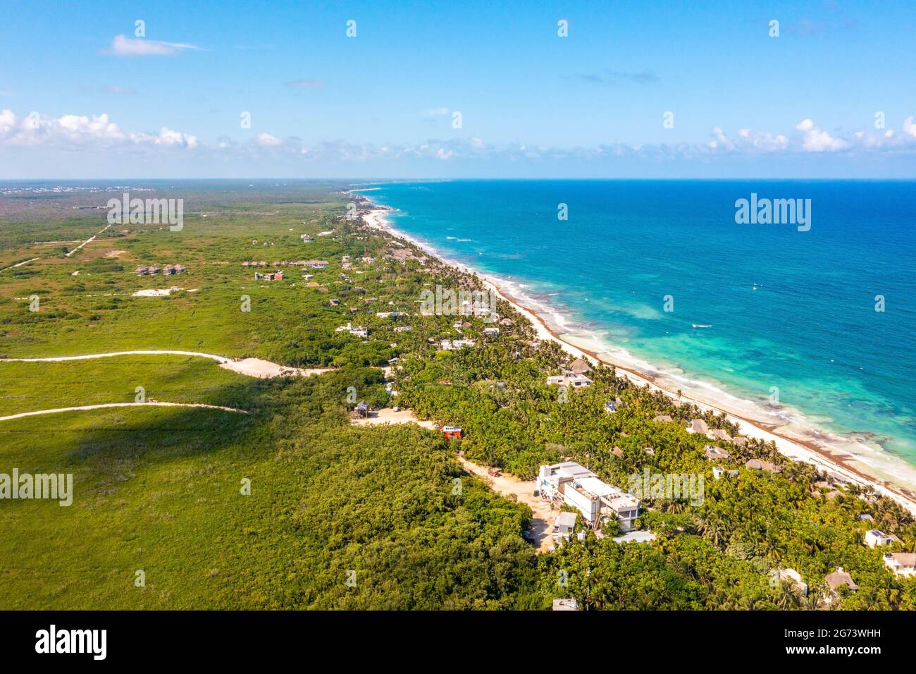 Tulum aerial hi-res stock photography and images - Alamy