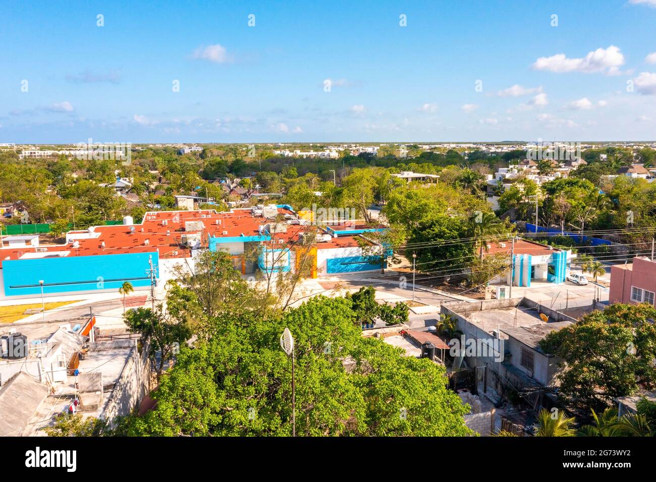 Tulum from above hi-res stock photography and images - Alamy